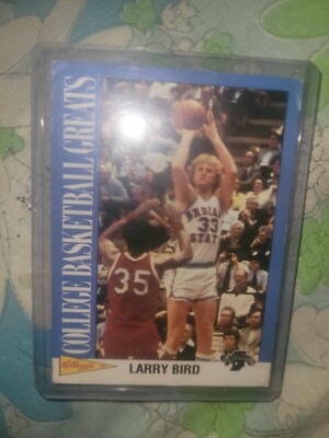 larry bird college card indiana state 7 of 18 | eBay
