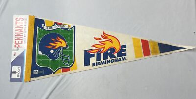 VTG Birmingham Fire 30” Birmingham Fire Football Souvenir Pennant | eBay