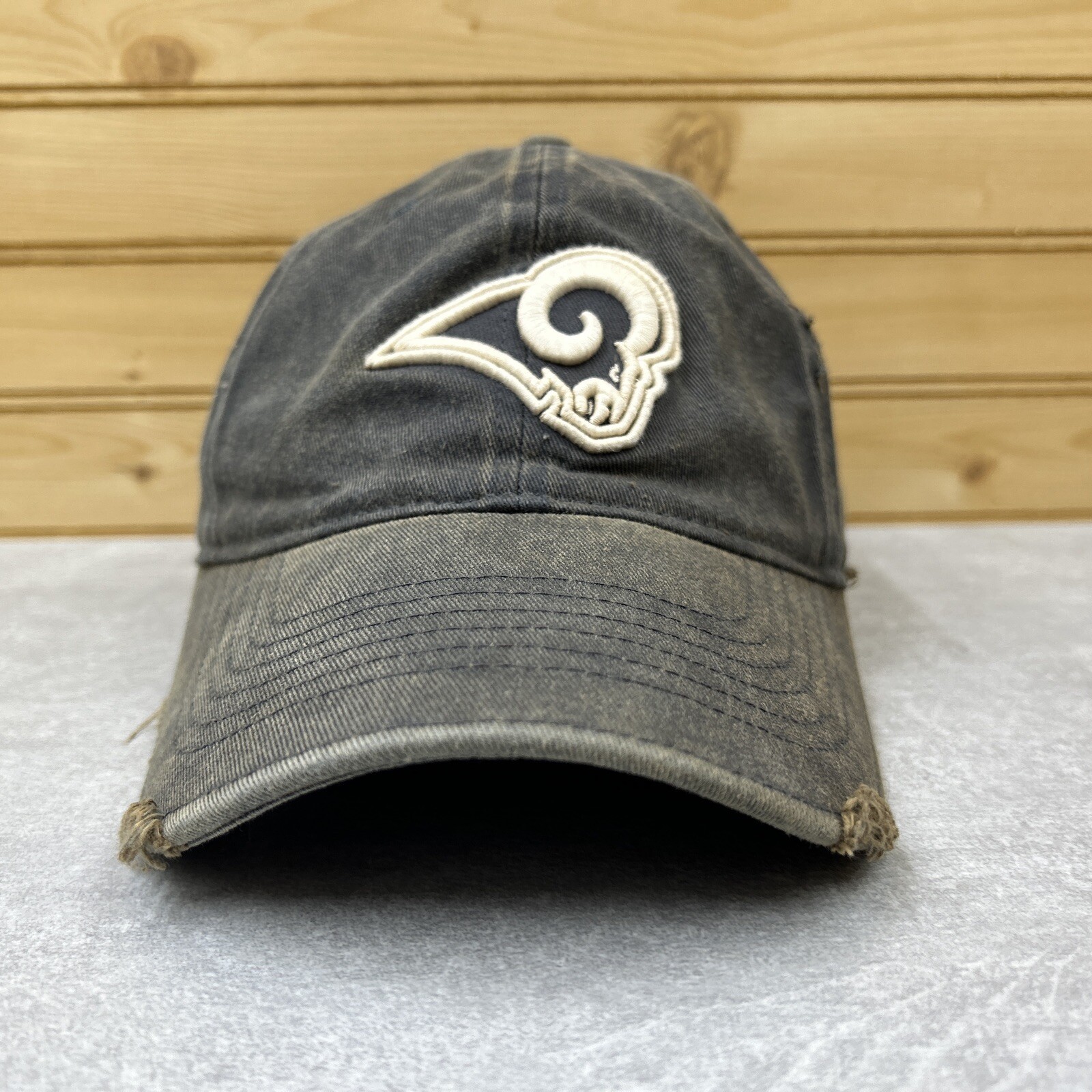 Los Angeles St. Louis RAMS Hat Cap ONE SIZE Weathered Distressed ...