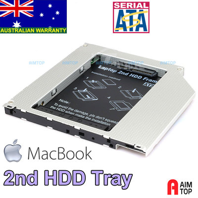 2nd 2.5" SATA HDD Hard Disk Caddy /Tray for MacBook / MacBook Pro ...