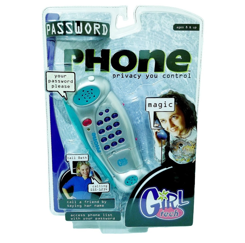 Vintage 2000 Girl Tech Password Phone by Radica New Sealed | eBay