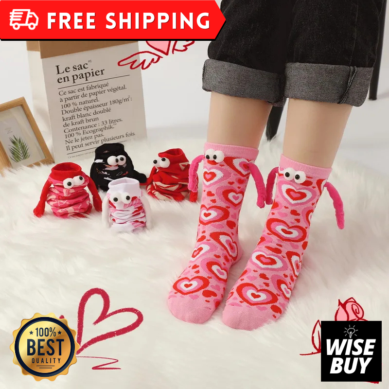 Magnetic Hand Holding Sock Hand In Hand Socks Couple Holding Hands for ...
