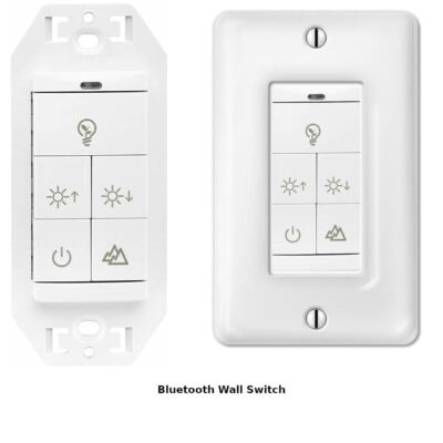 Wireless Bluetooth 5 Key Wall Switch for Bluetooth Power Pack, AAA ...