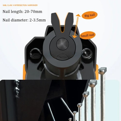 Pneumatic Nail Puller BD70 Nail Gun Back Nail Puller Remover Removes ...