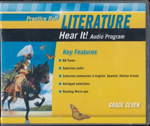 Prentice Hall Literature Grade 7 Seven Hear It! Audio Program 20-CD Set ...
