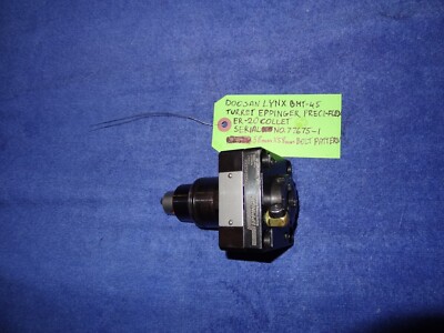 DOOSAN LYNX BMT45 TURRET EPPINGER PRECI-FLEX LIVE TOOLING ER20 COLLET ...