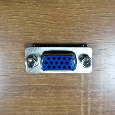 1Pcs Tyco D-SUB 15 Pin Female Right Angle PCB Connector Adapter DB15F ...