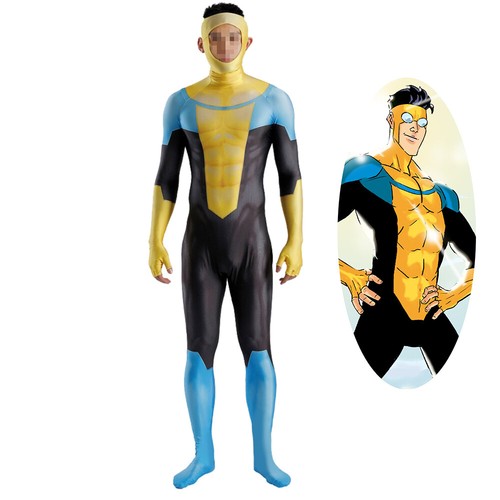 Invincible Mark Grayson Cosplay Costume Bodysuit For Kids Adult | eBay