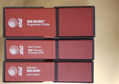 Vintage AT&T Personal Computer GW-Basic, Personal Computer 6300 & MS ...