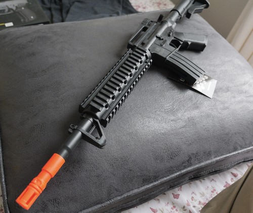 UKArms P2337 Spring Powered Mini M4 Airsoft Rifle 24” Length 175 Fps ...