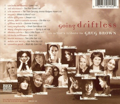 VARIOUS ARTISTS GOING DRIFTLESS: AN ARTIST'S TRIBUTE TO GREG BROWN NEW ...