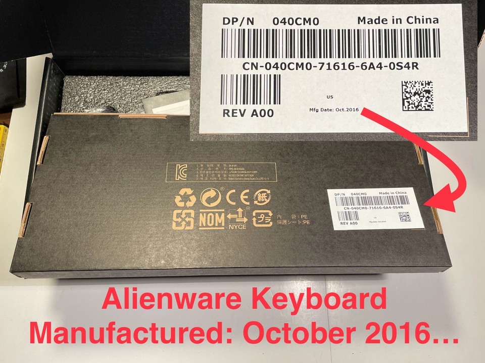 RARE 2016 Alienware Alpha R1 D07U PC Intel Core i3 KeyBoard Mouse New ...