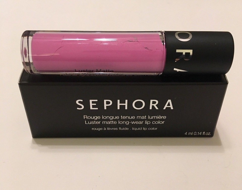 NEW Sephora Luster Matte Long-Wear Lip Color Liquid Lipstick PICK SHADE ...