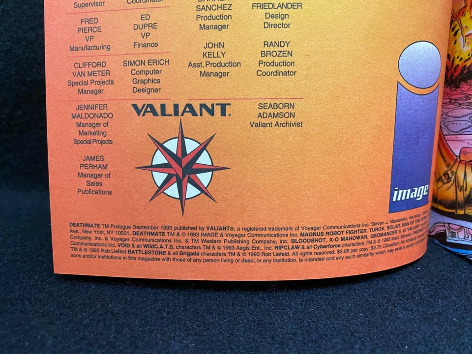 Deathmate #Yellow October September 1993, Image Valiant Comics | eBay UK