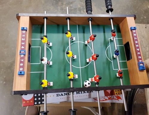 Mini Table Top Foosball with Accessories 12 x 20 Inches 2 Person Fun ...
