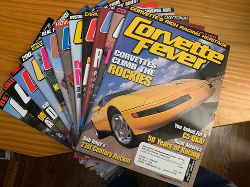 CORVETTE FEVER MAGAZINES - 12 issues from 2001 | eBay
