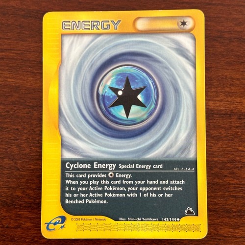 Cyclone Energy 143/144 Uncommon Skyridge Pokemon Card | eBay