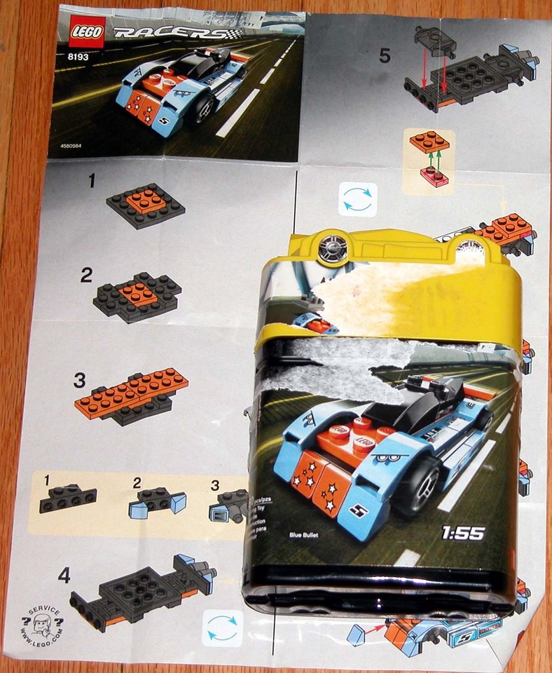 LEGO 7803 MINI JEEP AND LEGO 8193 RACERS BLUE BULLET COMPLETE | eBay