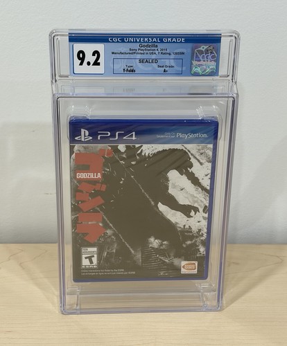 PS4 Godzilla BRAND NEW SEALED CGC Graded 9.2 A+ !!RARE!! | eBay