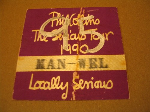 PHIL COLLINS BACKSTAGE THE SERIOUS TOUR 1990 COMPLETE GENESIS | eBay UK