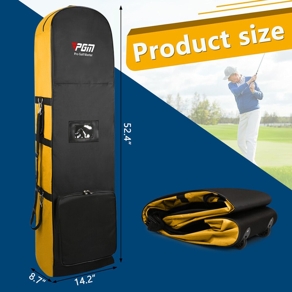 Golf Travel Bag Soft Sided Golf Travel Case For Airlines With Hard ...
