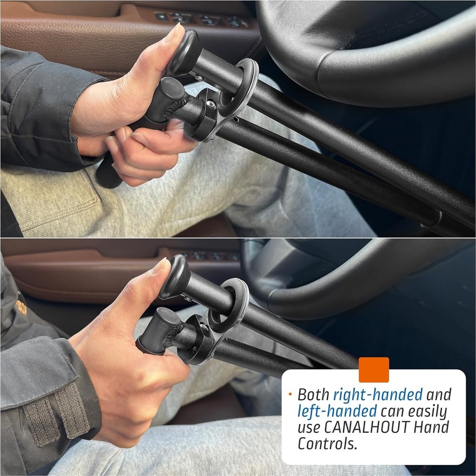 Handicap Driving Hand Controls for Disabled Drivers,Length Adjustable ...