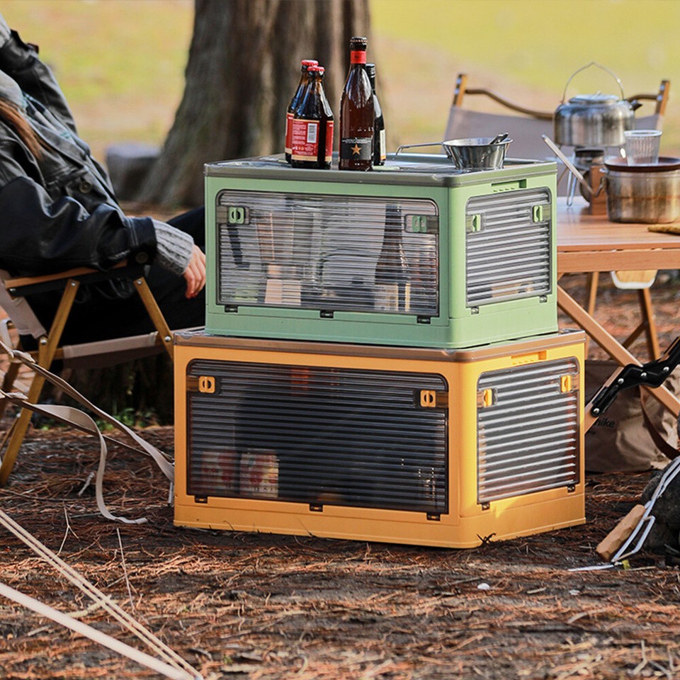 Folding Outdoor Camping BBQ Food Storage Box Containers Car Boxes ...