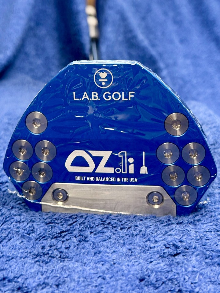 LAB GOLF OZ.1i SWEEPER PUTTER, 44 INCHES, BLUE, RH (T-448) NEW! MAKE ...