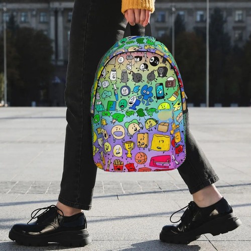 BFDI Inanimate anime Backpacks Bookbag School Bags Rucksack Shoulder ...