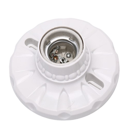 E27 Ceramics LED Bulb Basder Base Round Base Base de lampe suspend-tz ...