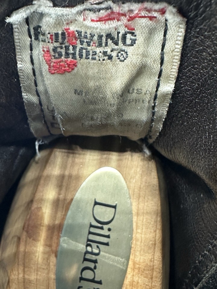 Red Wing Shoes Size 10D 4526 Chelsea Rancher Boot Briar Oil Slick. Made ...