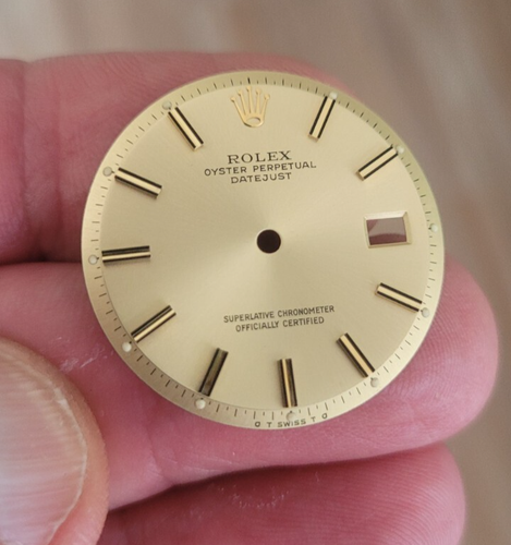 Rolex 100% genuine vintage gold sigma 36mm non-Q-set 1601 dial,amazing ...