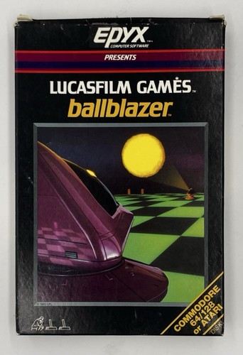 BALLBLAZER, Commodore 64 C64/128 & Atari - BOX and Paper Inserts - | eBay