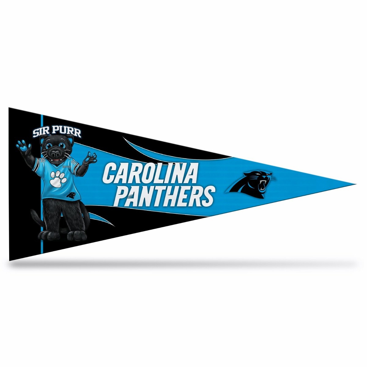 Penant Banner Carolina Panthers Carolina Panthers 6" X 24" Progression