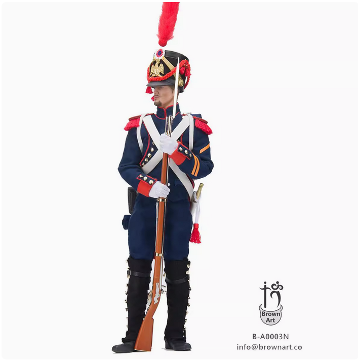 BROWN ART B-A0003 1/6 Napoleon War Series 12'' Guards Artillery Action ...