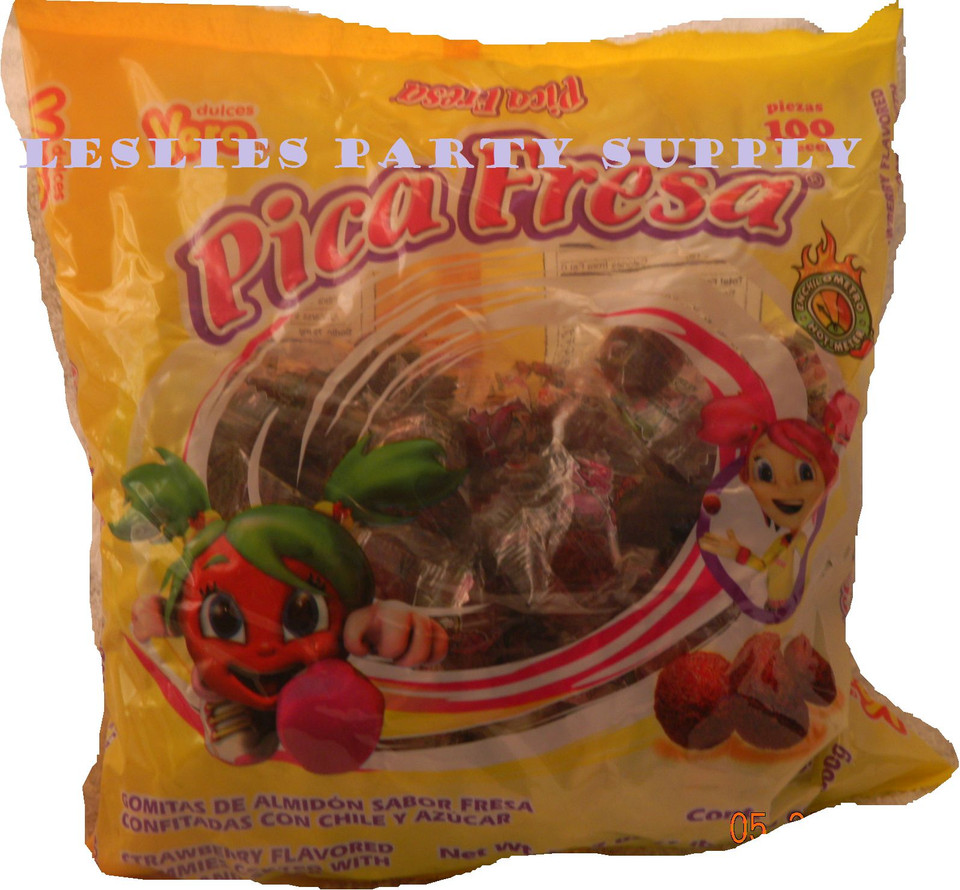2x100 Vero Pica Fresa & Pica Goma Sandia (Watermelon) Mexican candy 200 ...