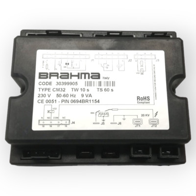 PANNEAU DE CARTE D'ALLUMAGE BRAHMA CM32 10S 60S 30399905 CHAUDIÈRE ROBUR | eBay