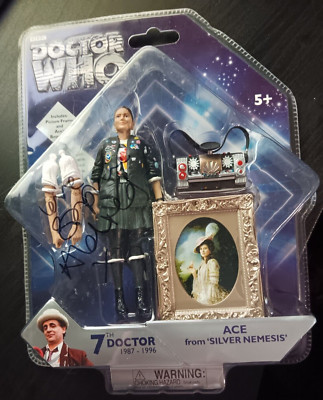 Doctor Who Ace Action Figure Signed Autographed Sophie Aldred Silver ...