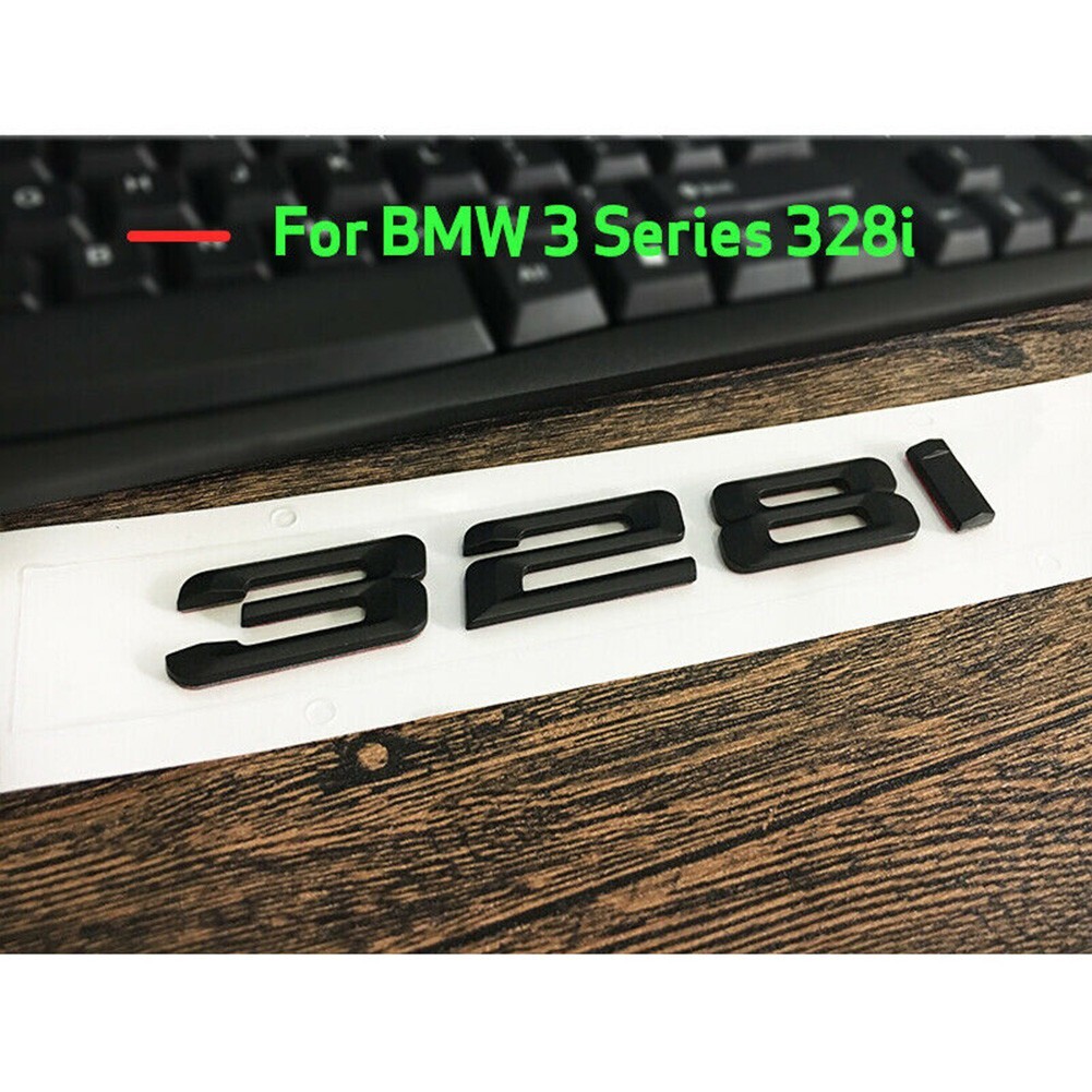 Classy and Elegant Black Rear Emblem Badge Sticker for BMW 3 Series ...