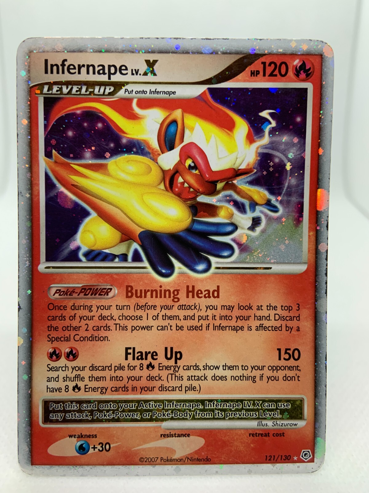 Infernape Lv.X HOLO RARE 121/130 Diamond and Pearl Pokemon Card | eBay
