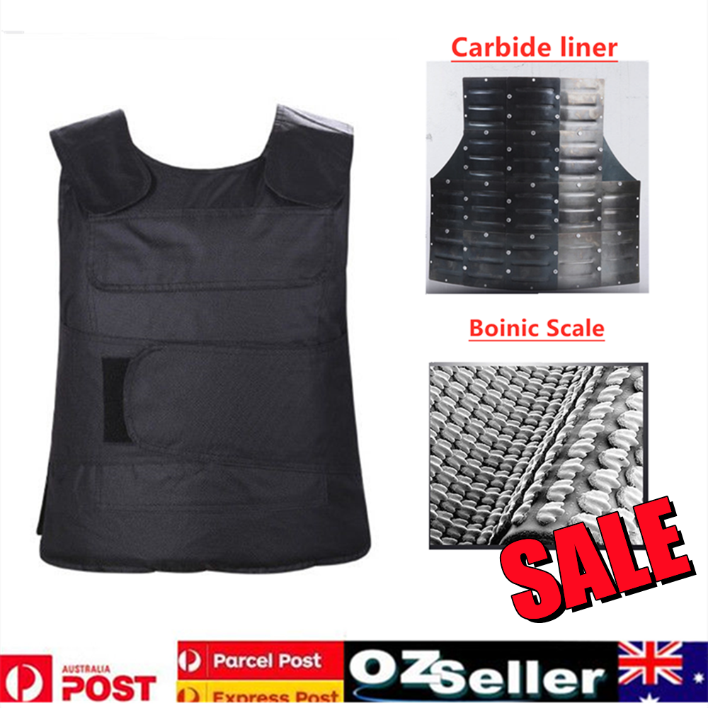 Anti-stab Body Armour Vest Ballistic Security For Men Safe Keep Knife ...