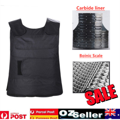 Anti-stab Body Armour Vest Ballistic Security For Men Safe Keep Knife ...