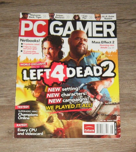 PC Gamer magazine #190 August 2009 Left 4 Dead 2 Duke Nukem | eBay