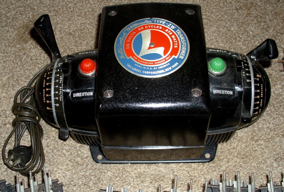1950's LIONEL MULTI-CONTROL TYPE-ZW TRAINMASTER TRANSFORMER 53 Pc's "O ...