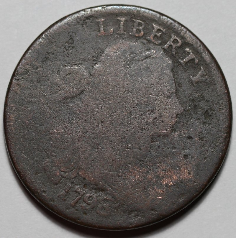 1798 Draped Bust Large Cent - US 1c Copper Coin | eBay