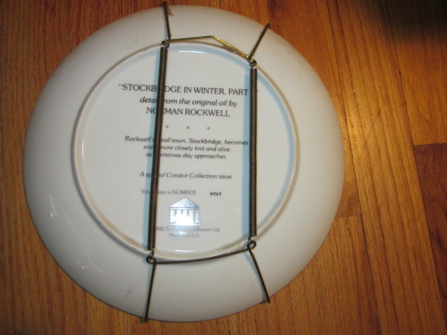 EUC Norman Rockwell Stockbridge in Winter Part II with Wire Hanger ...