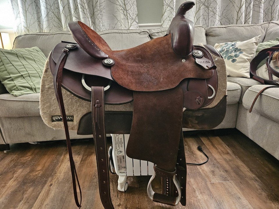 16" Koen Custom Made Western Saddle | eBay