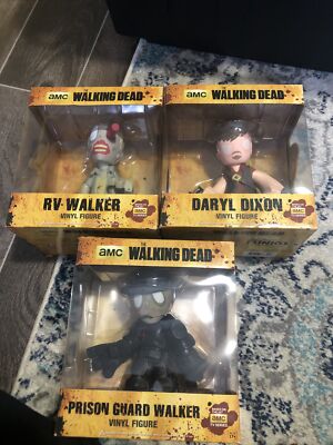 The Walking Dead TWD Funko Vinyl Figure Lot Daryl RV Walker Prison ...