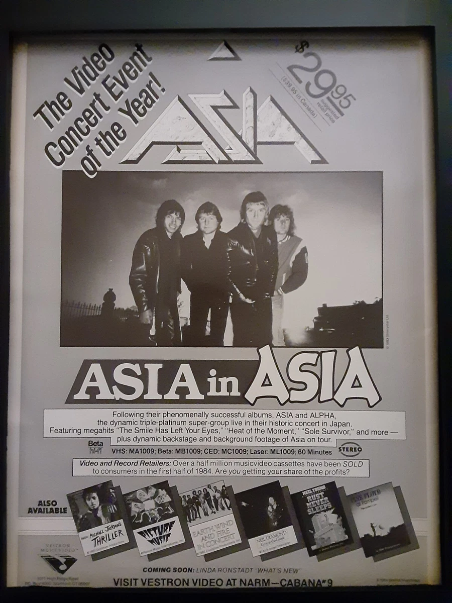 Framed Asia Poster