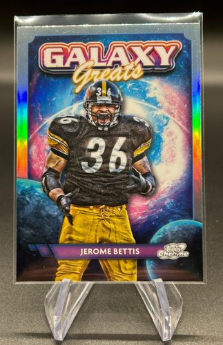 2024 Topps Chrome Cosmic Jerome Bettis Galaxy Greats #GG-29 Pittsburgh ...